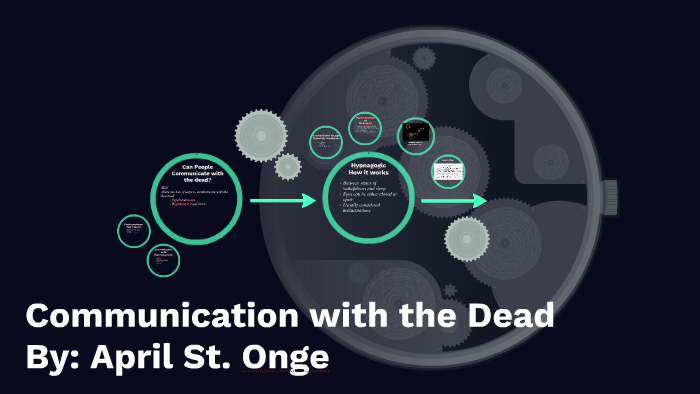 Communication with the Dead by April St Onge on Prezi