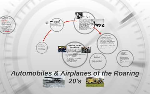Automobiles & Airplanes of the Roaring 20's by Cullen Stroud on Prezi