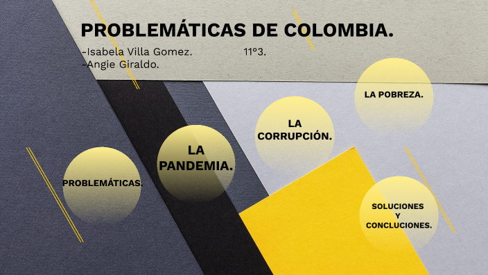 problemáticas de colombia. by Isabela Villa Gómez on Prezi