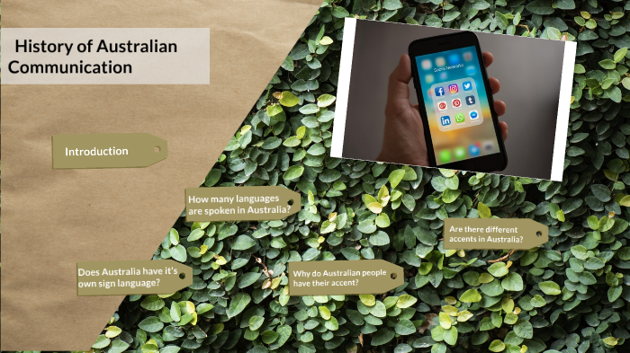 History of Australian Communication cy by Claire Thom on Prezi