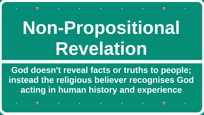 Non-Propositional Revelation by Rebecca Yates on Prezi