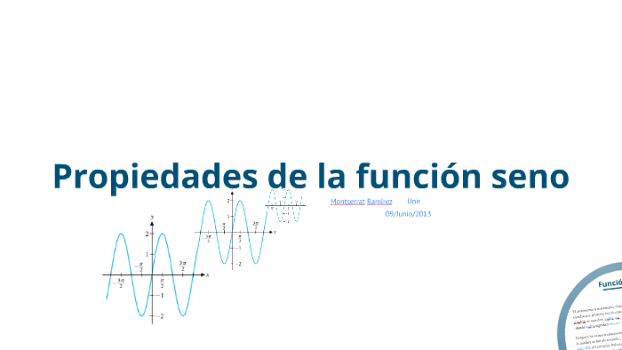 Propiedades de la función seno by Montse Ramírez on Prezi