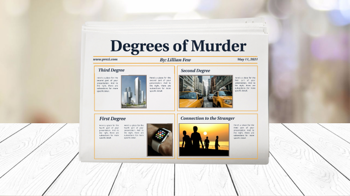 Degrees of Murder by Lillian Few on Prezi