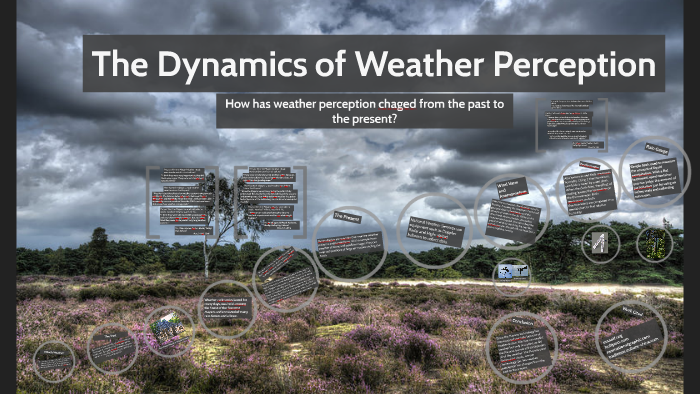 The Dynamics of Weather Perception by Raychel Milam on Prezi