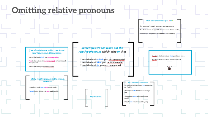 Omitting relative pronouns by Montse Folguera on Prezi