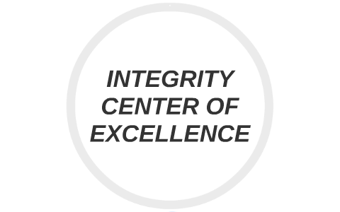 INTEGRITY CENTER OF EXCELLENCE by Tayfun Zaman on Prezi