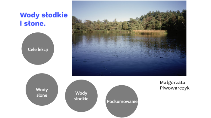 Wody słodkie i słone. by Małgorzata Piwowarczyk on Prezi