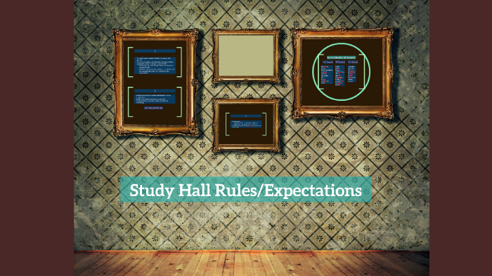 Study Hall Rules/Expectations by Megan Wilshusen on Prezi