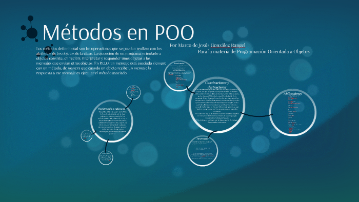 Métodos en POO by Marc González on Prezi