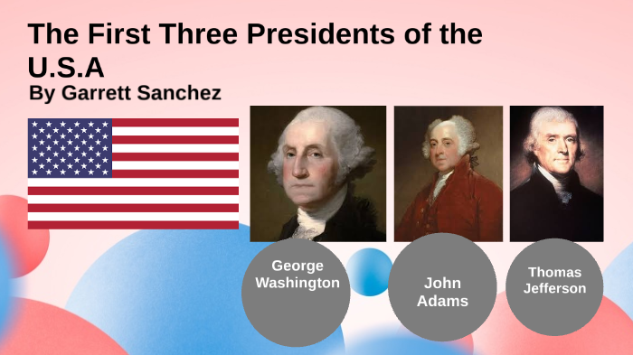The FIrst Three Presidents of U.S.A by Garrett Sanchez on Prezi