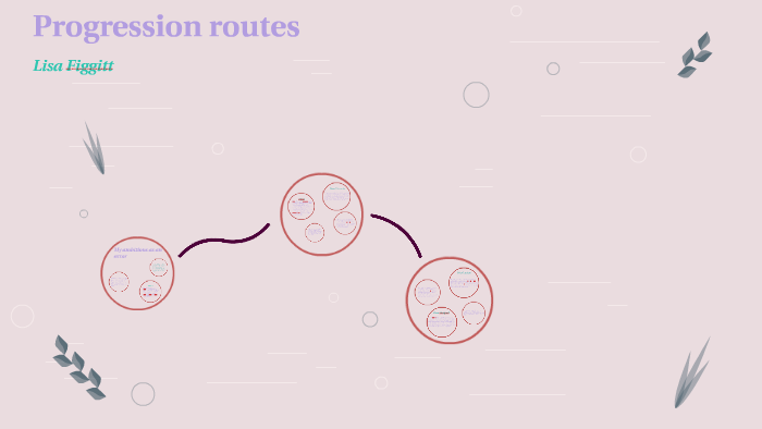 Progression routes by Lisa Figgitt