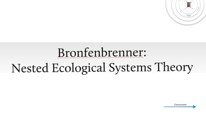 Bronfenbrenner's Nested Ecological Systems Theory by Pennie Gray on Prezi