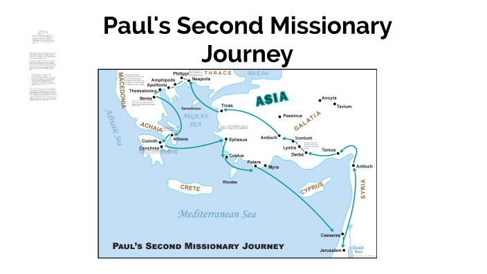 Paul's Second Missionary Journey by Robert Kosmari on Prezi