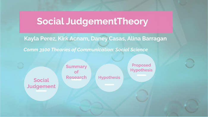 Social Judgement Theory by Kayla Perez on Prezi