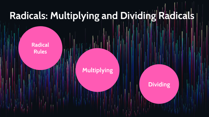 Radicals: Multiplying and Dividing Radicals by Naomi Tripp on Prezi