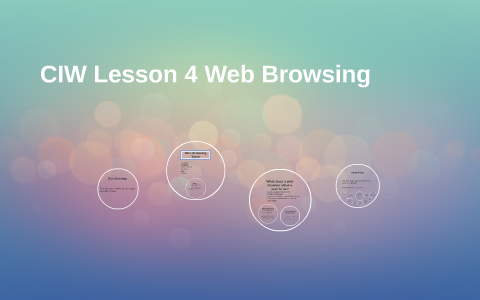 CIW Lesson 4 Web Browsing by Emily Lamb on Prezi