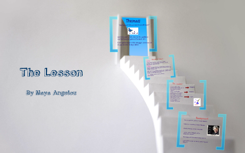 The Lesson Maya Angelou by Kaeli O'Brien on Prezi
