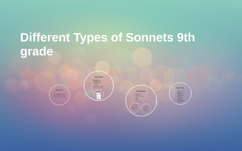 Different Types of Sonnets 9th grade by Bianca Araya on Prezi