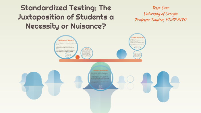 Standardized Testing: The Juxtaposition of Students a Necess by Tessa ...