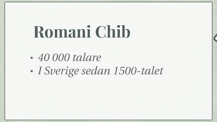 Romani Chib by Daria Spitza on Prezi