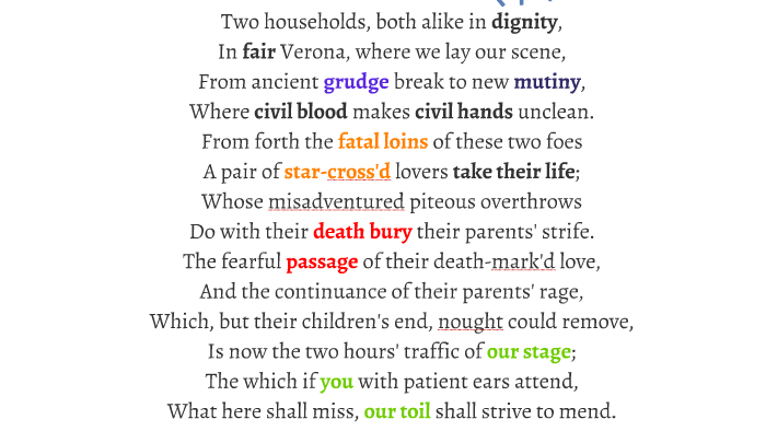 Two households, both alike in dignity, by Ian Huffaker on Prezi