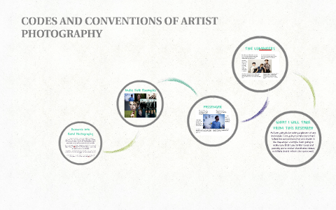 CODES AND CONVENTIONS OF ARTIST PHOTOGRAPHY by Alex McCann on Prezi