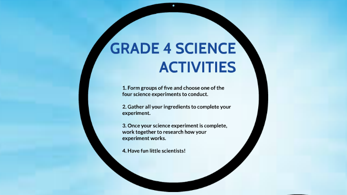 Grade 4- Science activities by Jessica Rolfe on Prezi
