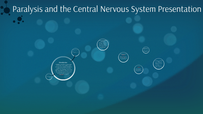 Paralysis and the Central Nervous System Presentation by Smarty ...