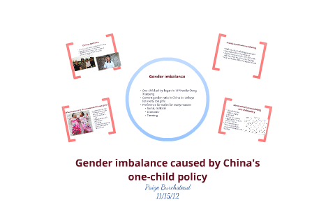 Gender imbalance caused by China's one-child policy by Paige Burchstead ...