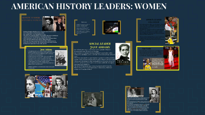 Jane Addams (1860-1935) - major social activist, president W by on Prezi