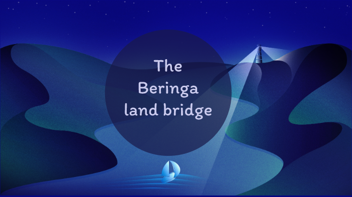 the beringia land bridge by jack barton on Prezi