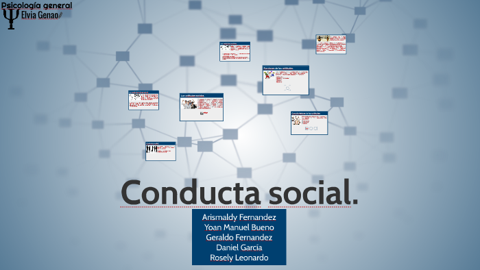 Conducta social. by Yoan Manuel Bueno perez on Prezi
