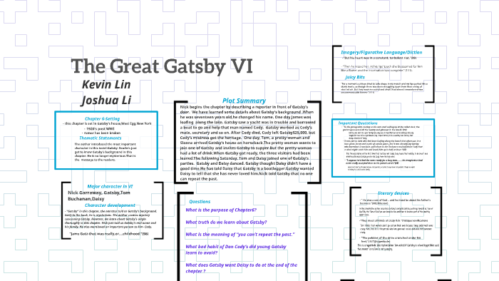 The Great Gatsby IV By Kevin Lin