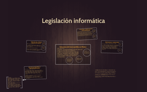 Legislación informática by Antonio Martinez on Prezi