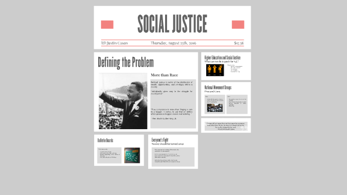 SOCIAL JUSTICE by Justin Cason on Prezi
