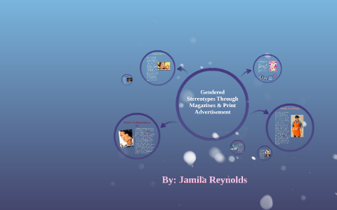 Gendered Stereotypes Through Magazines & Print Advertisement by Jamila ...