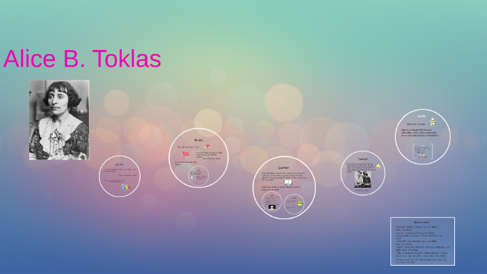 Alice B. Toklas by Janiah M. on Prezi