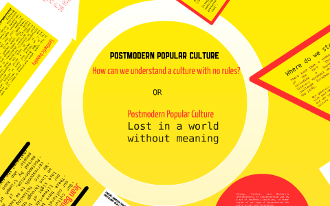 05. Postmodernism and Popular Culture by Andrew Fergus Wilson on Prezi