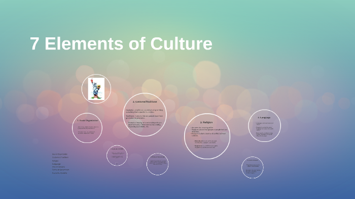 7 Elements of Culture by Cori Nichols on Prezi