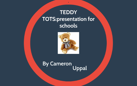 TEDDY TOTS:presentation for schools by Cameron Uppal