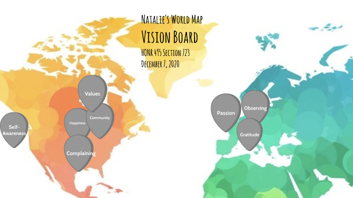 World Map Vision Board by Natalie Manzi on Prezi
