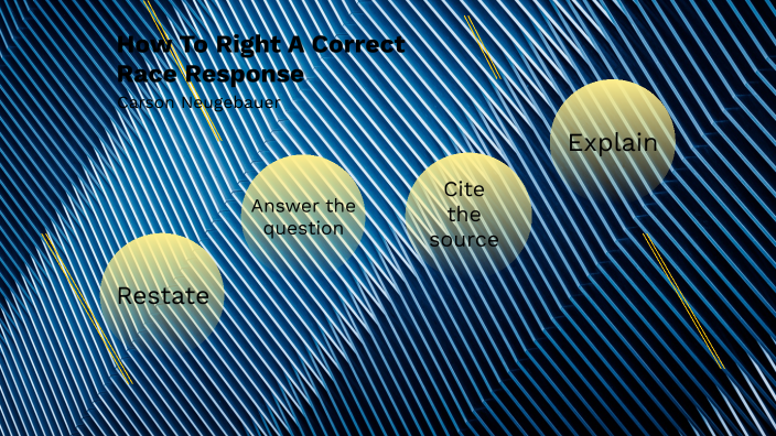 How Right A Correct Race Sentence by Carson Neugebauer on Prezi