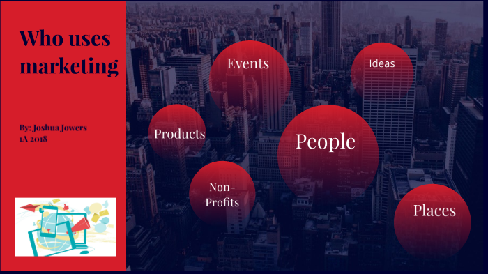 6 uses of Marketing by Joshua Jowers on Prezi