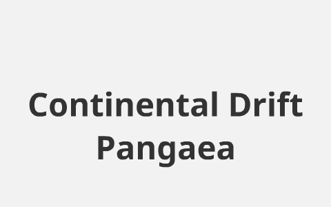 Continental Drift by hayley wallace