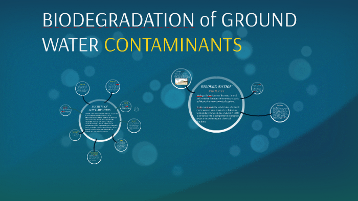 BIODEGRADATION of GROUND WATER CONTAMINANTS by Jastine Aquino on Prezi