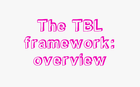 the TBL framework: overview and pre-task phase. by tathiana racca on Prezi