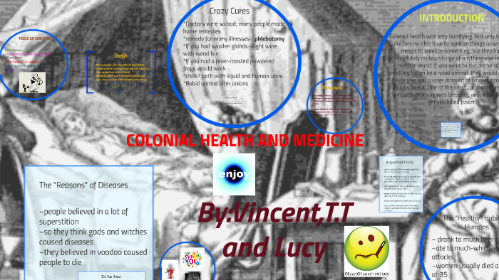 COLONIAL HEALTH AND MEDICINE by Vincent Giardino on Prezi