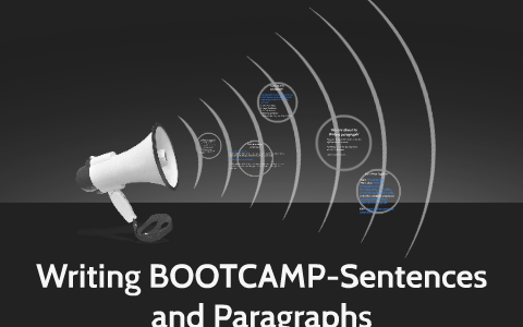 Writing BOOTCAMP-Sentences and Paragraphs by Johnathan Speer on Prezi
