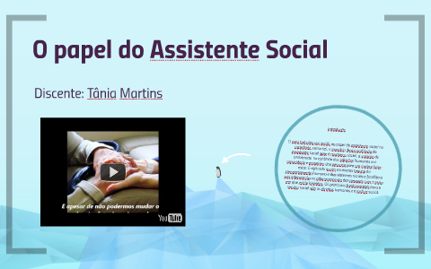 O papel do Assistente Social by tania martins on Prezi