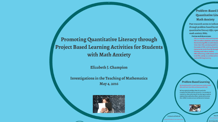 Promoting Quantitative Literacy through Project Based Learni by ...